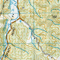 Hawera Stream, Northland - NZ Topo Map