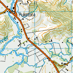 Puketona, Northland - NZ Topo Map