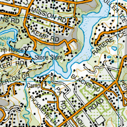 Kemp House, Northland - NZ Topo Map