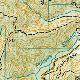 Pukaka Stream, Marlborough - NZ Topo Map
