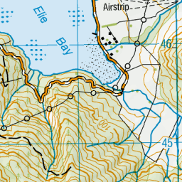 Elie Bay, Marlborough - NZ Topo Map