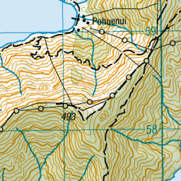 Pohuenui, Marlborough - NZ Topo Map