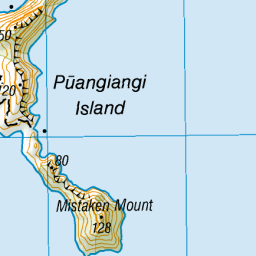 Rangitoto Islands, Marlborough - NZ Topo Map