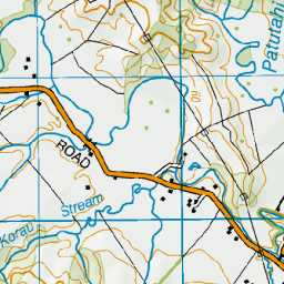 Patutahi River, Northland - NZ Topo Map