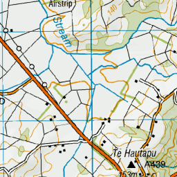 Te Hautapu, Northland - NZ Topo Map