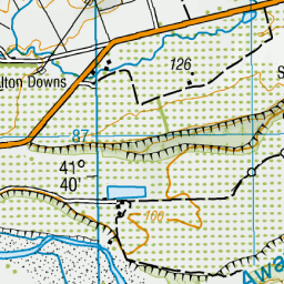 Alton Downs, Marlborough - NZ Topo Map
