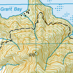 Grant Bay, Marlborough - NZ Topo Map