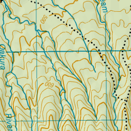 Oakura River, Taranaki - NZ Topo Map