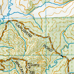 Patutahi River, Northland - NZ Topo Map