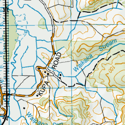 Waipapa Stream, Northland - NZ Topo Map