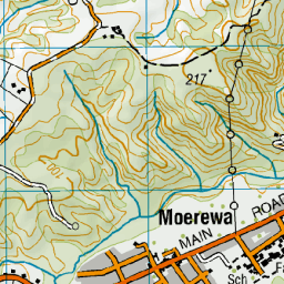 Moerewa, Northland - NZ Topo Map