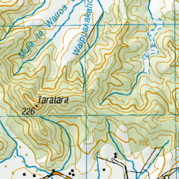 Taratara, Northland - NZ Topo Map