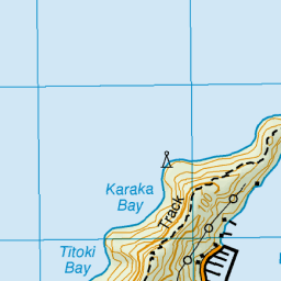 Titoki Bay, Marlborough - NZ Topo Map