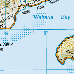 Waitaria Bay, Marlborough - NZ Topo Map