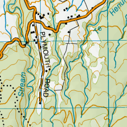 Te Henui Stream, Taranaki - NZ Topo Map