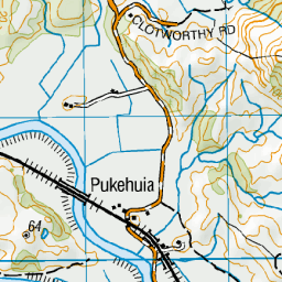 Pukehuia, Northland - NZ Topo Map