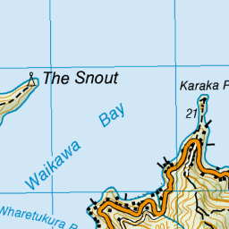 Waikawa Bay, Marlborough - NZ Topo Map