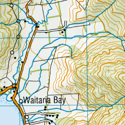 Waitaria Bay, Marlborough - NZ Topo Map