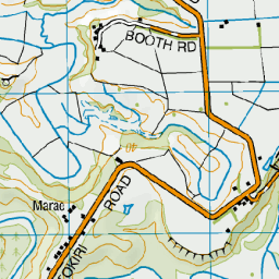 Wairua River, Northland - NZ Topo Map