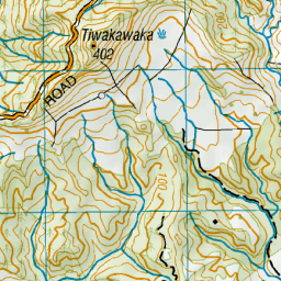 Tiwakawaka, Northland - NZ Topo Map