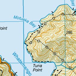 Motueka Bay, Marlborough - NZ Topo Map