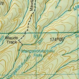Maude Track, Taranaki - NZ Topo Map