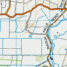 Wairua Falls, Northland - NZ Topo Map