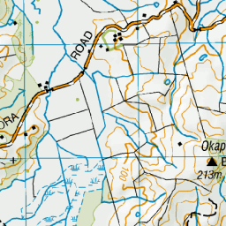 Okapa, Northland - NZ Topo Map