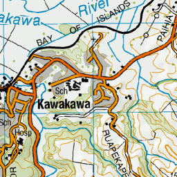 Kawakawa River, Northland - NZ Topo Map