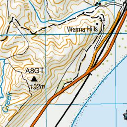 Waima Hills, Marlborough - NZ Topo Map