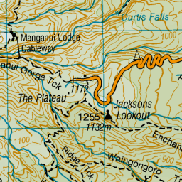 Manganui Lodge, Taranaki - NZ Topo Map
