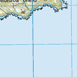 Moturoa Island, Northland - NZ Topo Map