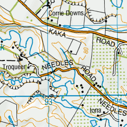 Corrie Downs, Marlborough - NZ Topo Map