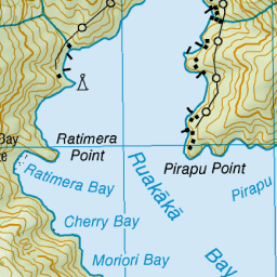 Ruakaka Bay, Marlborough - NZ Topo Map