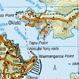 Opua, Northland - NZ Topo Map