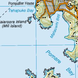 Matauwhi Bay, Northland - NZ Topo Map