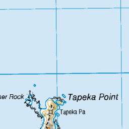 Tapeka Point, Northland - NZ Topo Map