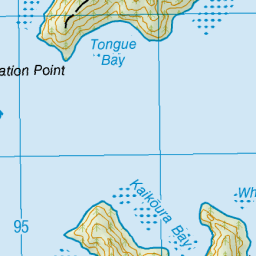 Separation Point, Marlborough - NZ Topo Map