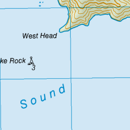West Head, Marlborough - NZ Topo Map