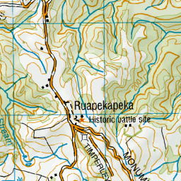 Ruapekapeka, Northland - NZ Topo Map