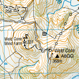 Weld Cone, Marlborough - NZ Topo Map