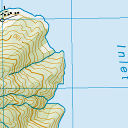 Endeavour Inlet, Marlborough - NZ Topo Map