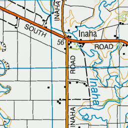 Inaha, Taranaki - NZ Topo Map
