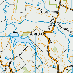 Ararua, Northland - NZ Topo Map