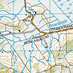 Rowlands Stream, Northland - NZ Topo Map