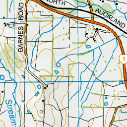 Paiaka Stream, Northland - NZ Topo Map