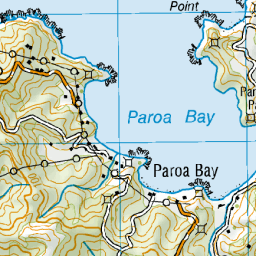 Paroa Bay, Northland - NZ Topo Map