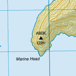 Marine Head, Marlborough - NZ Topo Map