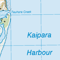 Kaipara Harbour, Northland - NZ Topo Map