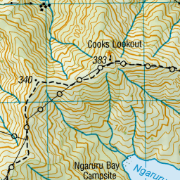 Ngaruru Bay, Marlborough - NZ Topo Map